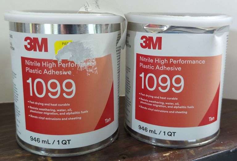 3M Nitrile High Performance Plastic Adhesive - Kraft Auction Service, LLC