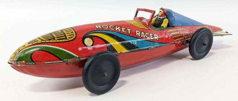 Marx Tin Windup Rocket Racer - Kraft Auction Service, LLC