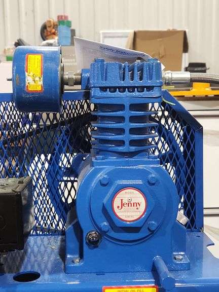 Jenny Air Compressor, Model K1S-30, Hard Wire Electric, 38" x 18" x 35 ...
