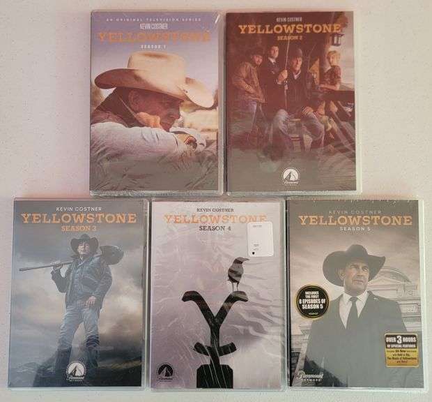 Yellowstone On DVD, Season 1-5 (Unopened) - Kraft Auction Service, LLC