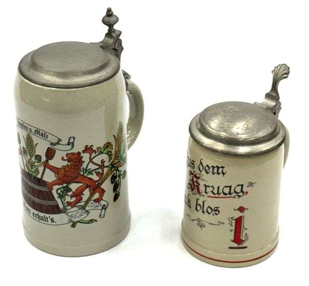 Marzi & Remy and Merkelbach German Beer Steins - Kraft Auction Service, LLC