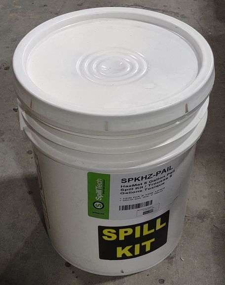 Spilltech HazMat 5 Gallon Pail Spill Kit - Kraft Auction Service, LLC