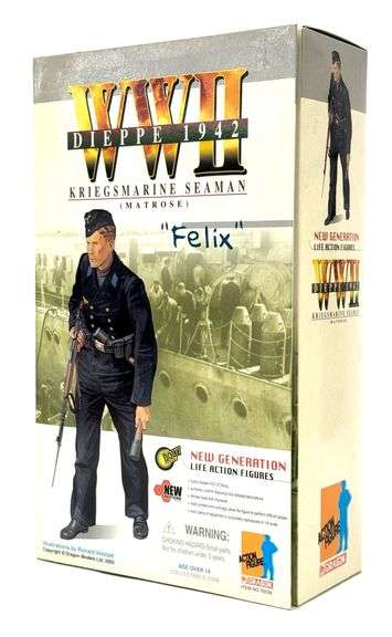 WW II German Kriegsmarine Seaman Felix Dragon Action Figure NIB - Kraft ...