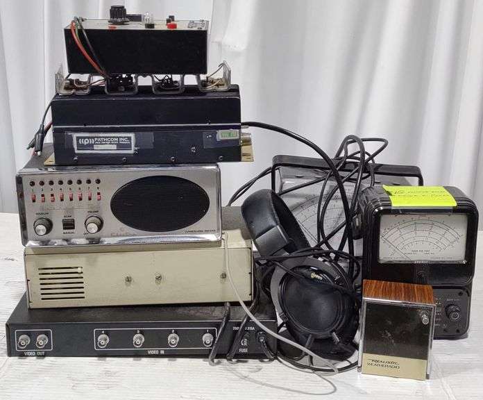 (S) Vtg. Equipment incl. Triplet Analog Meter, Realistic Weather Radio ...