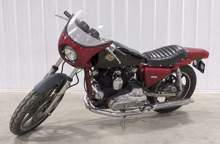 1977 Harley-Davidson XLCR Cafe Racer Motorcycle - Kraft Auction Service ...