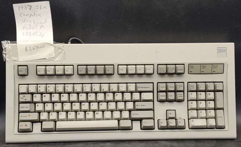 (K) 1987 IBM Keyboard - Kraft Auction Service, LLC