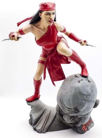 Sideshow "Elektra" Red Premium Format Figure - Kraft Auction Service, LLC