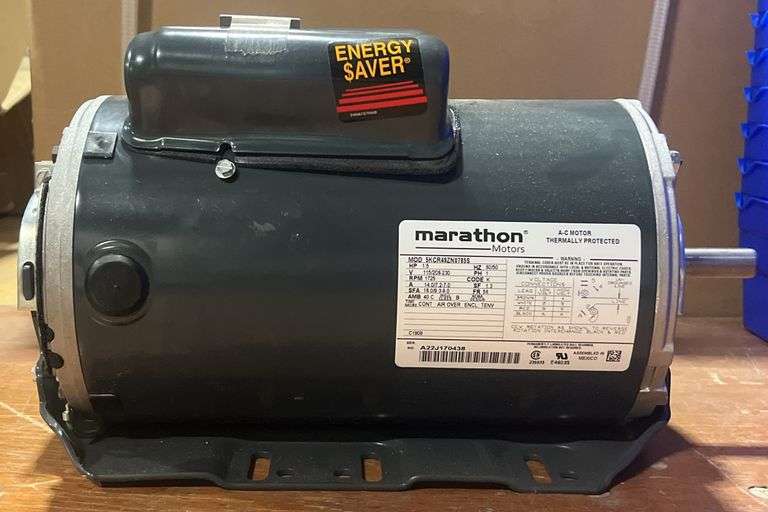 Marathon 1.5 Horsepower Motor - Kraft Auction Service, LLC