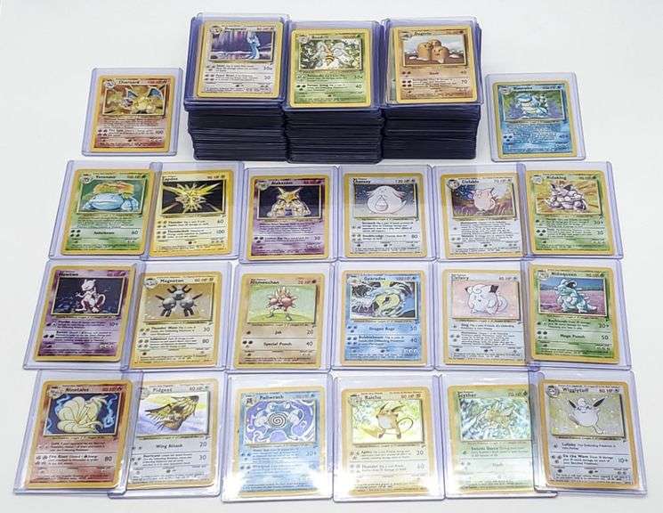 Pokemon Base 2 Complete Set 130/130 - Kraft Auction Service, LLC