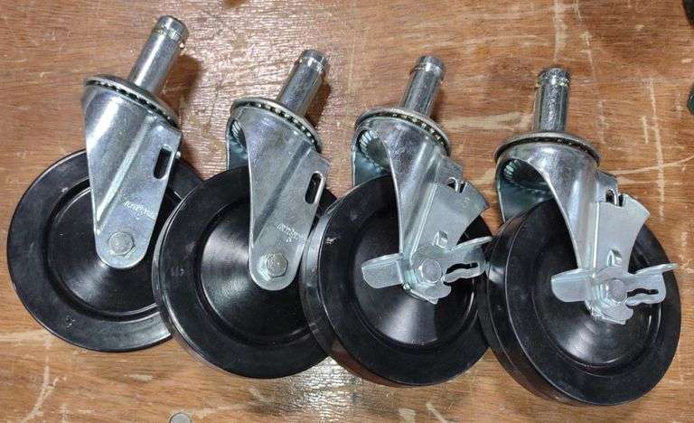 Colson 3-1/2" Swivel Caster Wheel Set *(Bidding 1xqty)* - Kraft Auction ...