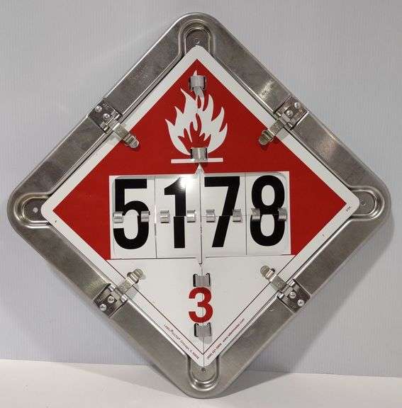 Label Master Brady 63214 DOT Container Placard Sign (18"×18") - Kraft ...