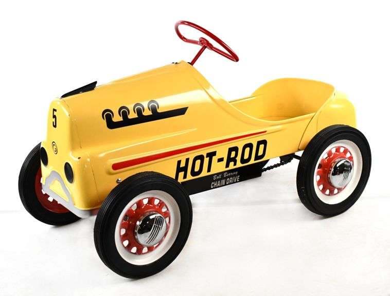 Restored Garton Chain Drive Hot Rod Pedal Car - Kraft Auction Service, LLC