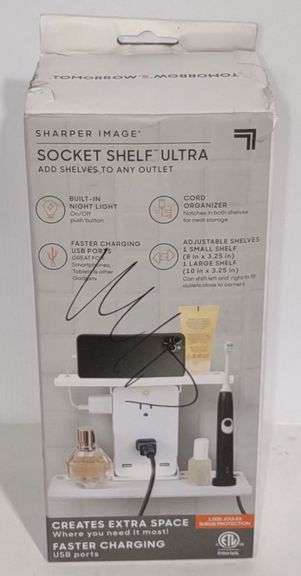 Sharper Image Socket Shelf Ultra - Kraft Auction Service, LLC