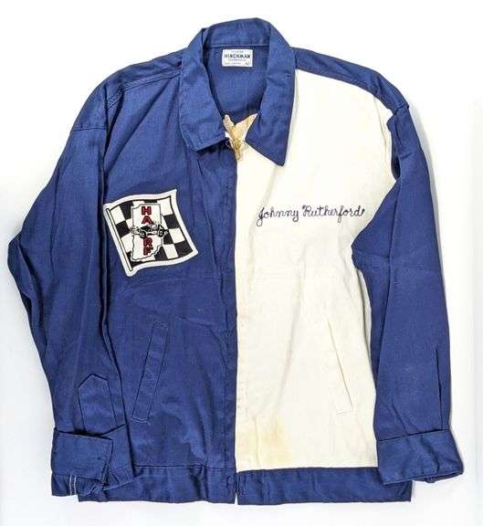 Johnny Rutherfords Hoosier Auto Racing Fans Jacket - Kraft Auction ...