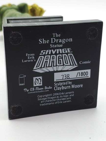 Savage Dragon "The She Dragon" Statue - Kraft Auction Service, LLC