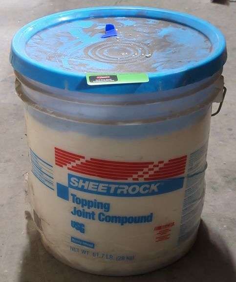Sheetrock Topping Joint Compound 61.7 Lbs Bucket **Sealed** - Kraft ...