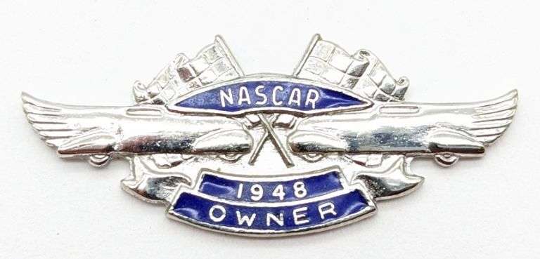 1948 Nascar Owner Pin - Kraft Auction Service, LLC