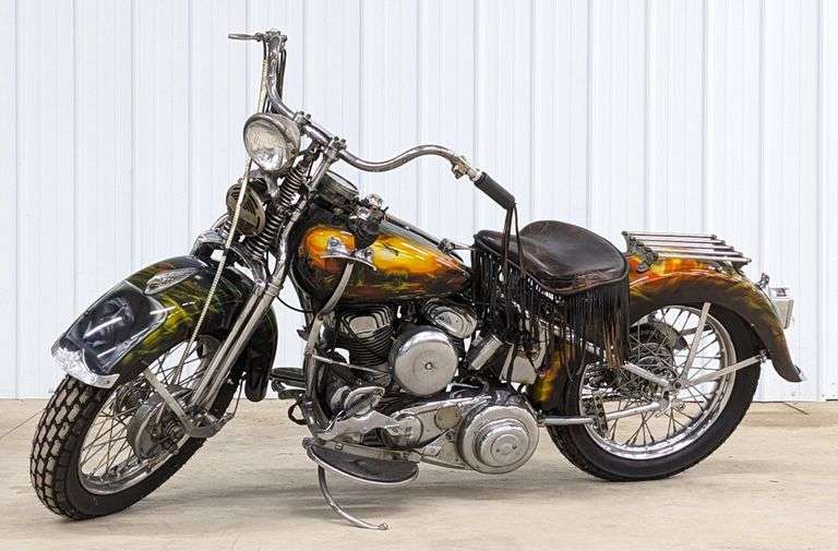 Custom 1942 Harley-Davidson WLC Motorcycle - Kraft Auction Service, LLC