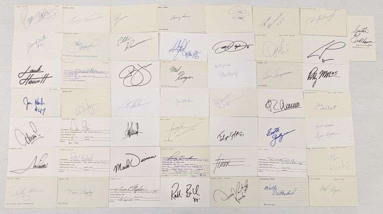 Indianapolis 500 Driver Autographs Lot of 50 - Kraft Auction Service, LLC