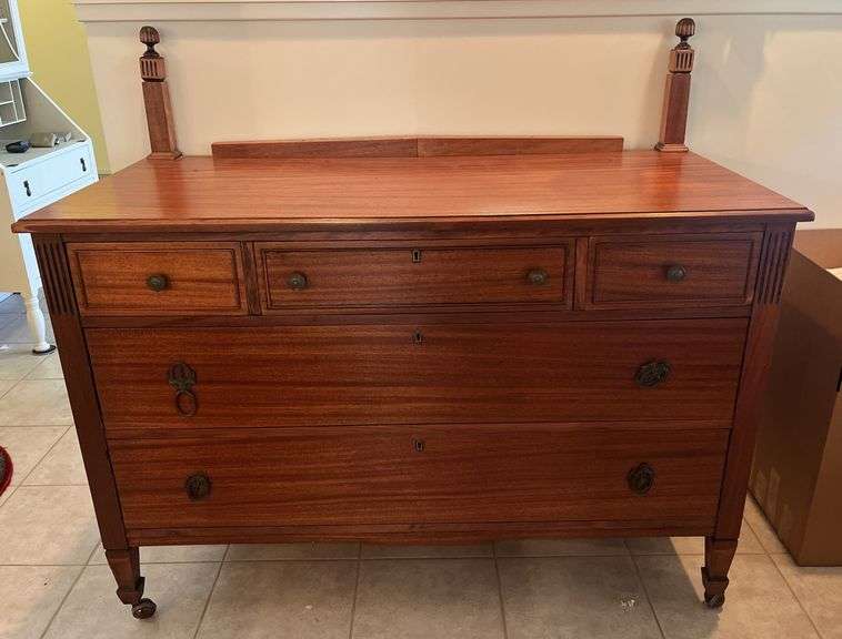 Antique 5-Drawer Dresser - Kraft Auction Service, LLC