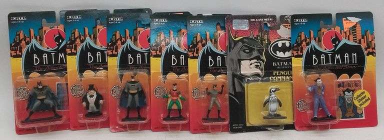 (P) Batman Animated Figure Series 2" Tall - Kraft Auction Service, LLC