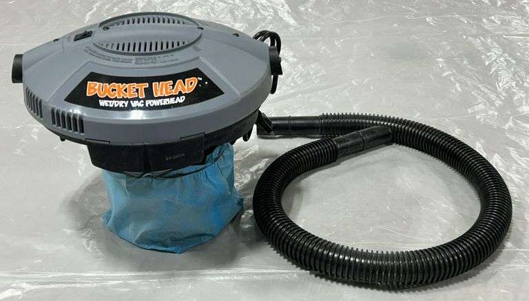 (EZ) Bucket Head 5 Gallon 1.75 Peak HP Wet Dry Vac Powerhead - Kraft ...
