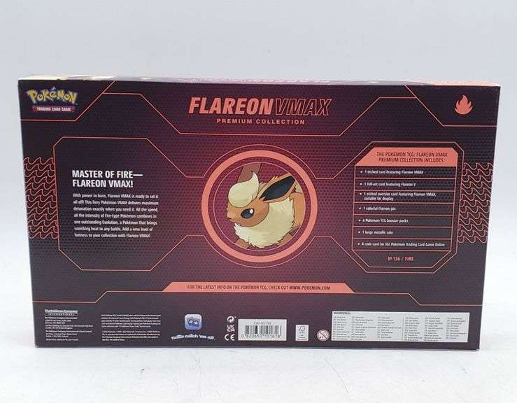 Pokemon TCG Flareon, Vaporeon, Jolteon VMax Boxes - Kraft Auction ...