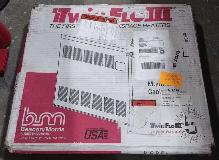 Twin-Flo 3 Wall Flush Mounted Cabinet Kit (Model W84) - Kraft Auction ...