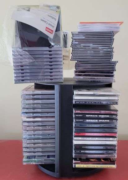 CD/DVD Carousel Rack - Kraft Auction Service, LLC