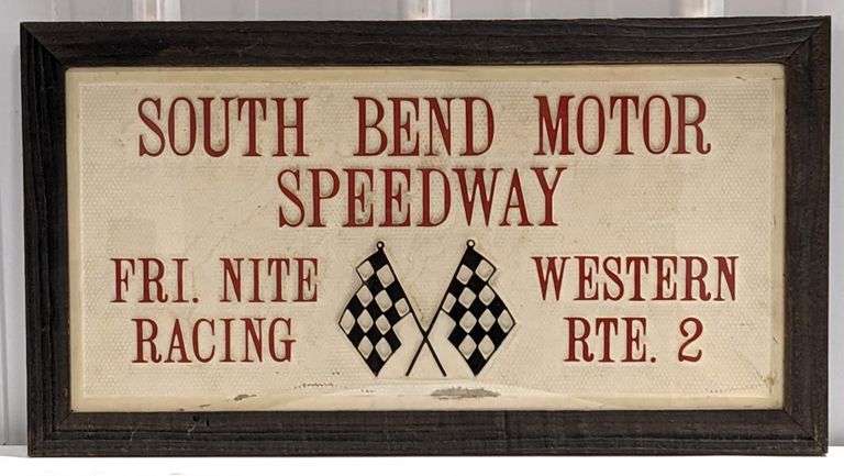 South Bend Motor Speedway Magnet Sign - Kraft Auction Service, LLC