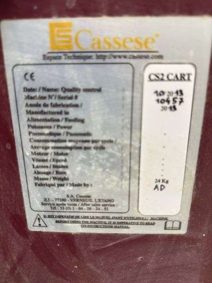 Cassese TWO Pneumatic Underpinner/V-Nailer - Kraft Auction Service, LLC