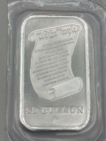 Silver 1 TROY OZ Bar SD Bullion Liberty - Kraft Auction Service, LLC
