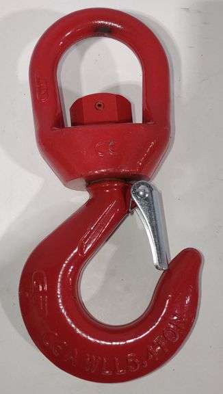 GP WLL Class 8 Swivel Latch Hook (5.5" Hook) Capacity: 5.4 Ton) - Kraft ...