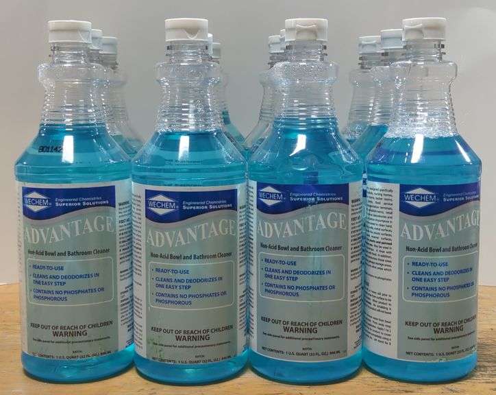 Wechem Advantage Non-Acid Bowl and Bathroom Cleaner - Kraft Auction ...