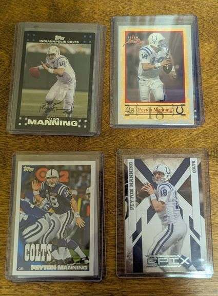 Peyton Manning Trading Cards - Kraft Auction Service, LLC
