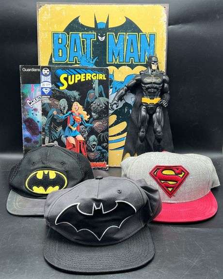 (R) Batman Metal Poster, Batman 12” Action Figure, Batman And Superman ...