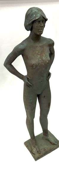 Bronze Don Gale Style Female Sculpture - Kraft Auction Service, LLC