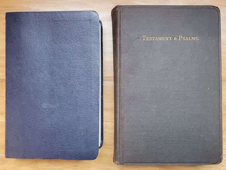 (H2) The Holy Bible Rice Reference Edition, And Testament And Psalms ...