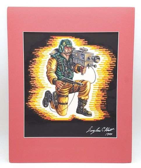 1988 Douglas C. Hart G.I. Joe Original Artwork - Kraft Auction Service, LLC