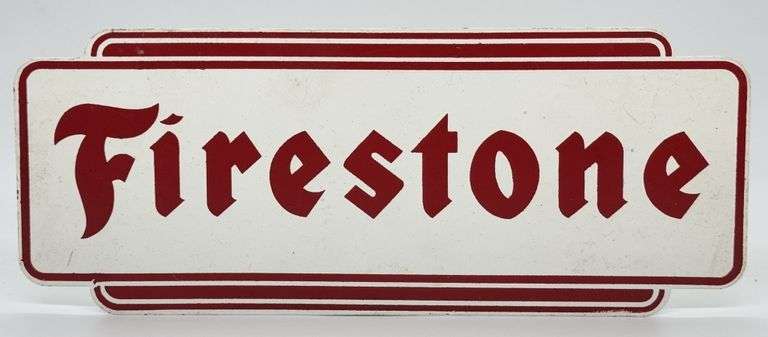 Vintage SST Firestone Tire Display Sign - Kraft Auction Service, LLC