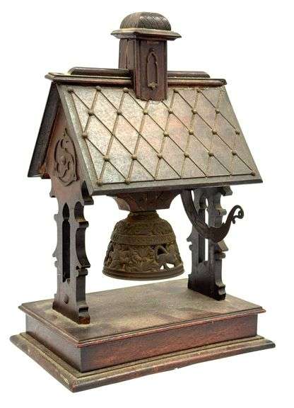 Antique Handmade Black Forest Copper Bell Display - Kraft Auction ...