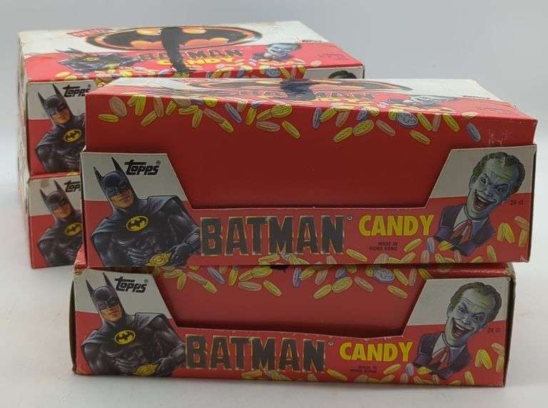 (J)Topps Batman Candy holders(Candy not for consumption) 1989. - Kraft ...