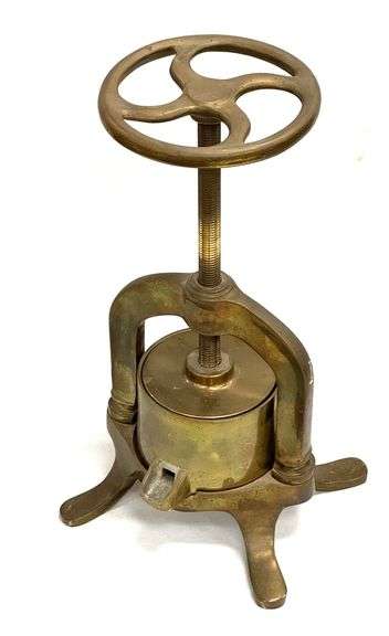 French Brass Duck Press - Kraft Auction Service, LLC