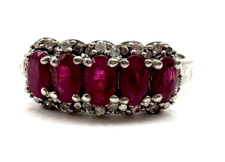 STS Sterling Silver and Ruby Ring - Kraft Auction Service, LLC