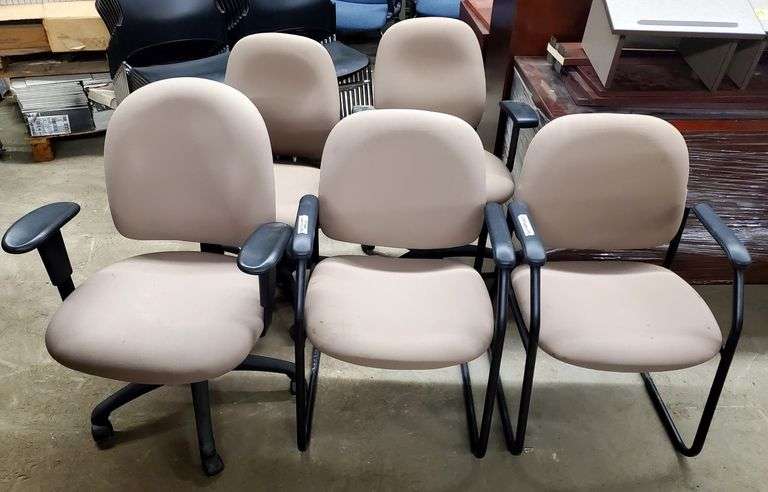 Tan Office Chairs - Kraft Auction Service, LLC