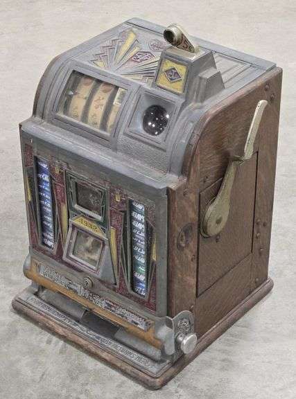 Vintage O.D. Jennings 5 Cent Slot Machine - Kraft Auction Service, LLC