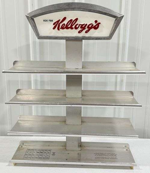 Vintage Kellogg's Cereal Store Display Stand - Kraft Auction Service, LLC