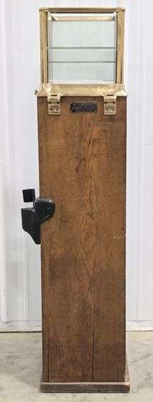 1910's H.V. Bright Turn-Style Ticket Box - Kraft Auction Service, LLC