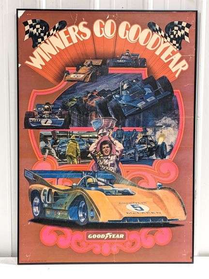 1970s Goodyear Poster - Kraft Auction Service, LLC