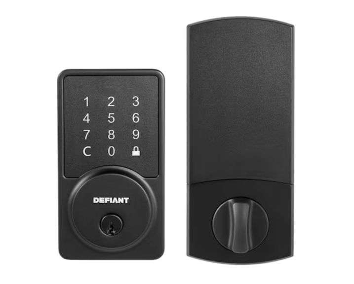 (EZ) Defiant Touchpad Electric Smart Key Deadbolt - Kraft Auction ...